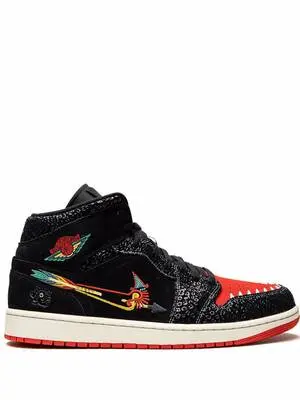 JORDAN Air 1 Mid Se Siempre Familia Sneakers - Black