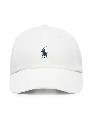 Polo Ralph Lauren Logo-embroidered Baseball Cap - White