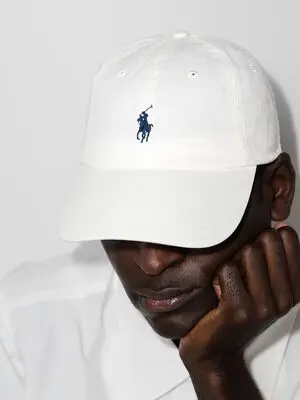 Polo Ralph Lauren Logo-embroidered Baseball Cap - White