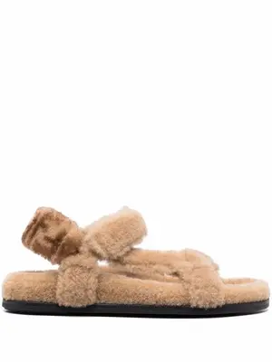 Fendi Fur-design Sandals