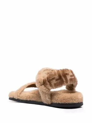 Fendi Fur-design Sandals