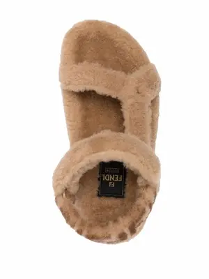 Fendi Fur-design Sandals