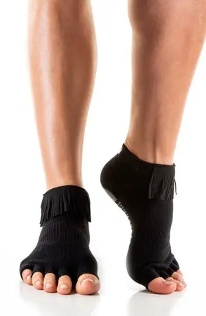 AREBESK 2-pack Fringe Grip Socks