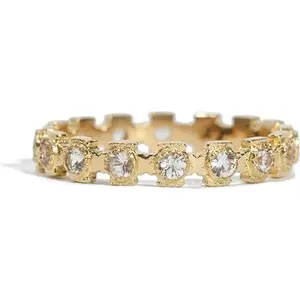Armenta Rose World Diamond Eternity Band Ring - Gold