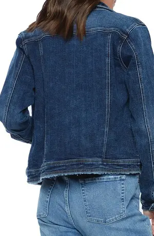 WASH LAB DENIM Sammy Frayed Jacket