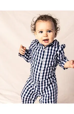 PETITE PLUME Gingham Romper