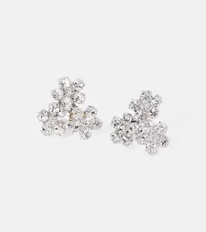 JENNIFER BEHR Violet Crystal Earrings - Silver