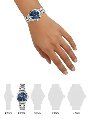 Tag Heuer Carrera Stainless Steel, Blue Dial & Diamond Automatic 29mm Bracelet Watch