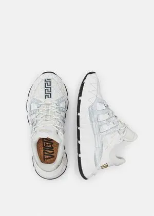 Versace Trigreca Sneakers - White