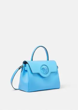 Versace La Medusa Top-handle Bag - Dv Blue