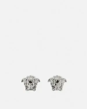 Versace Medusa Stud Earrings - Silver