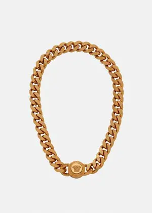 Versace Versace Medusa Icon Statement Necklace Tribute Gold