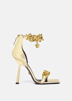 Versace Medusa Chain High Heel Sandals