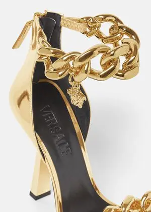 Versace Medusa Chain High Heel Sandals