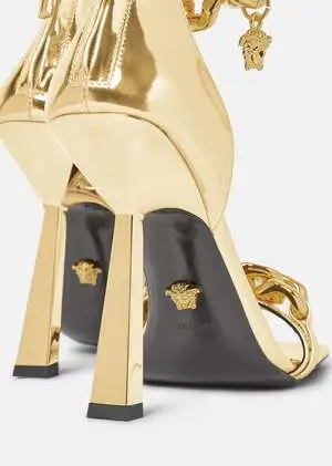 Versace Medusa Chain High Heel Sandals
