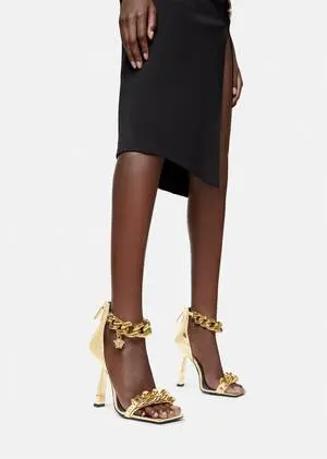 Versace Medusa Chain High Heel Sandals
