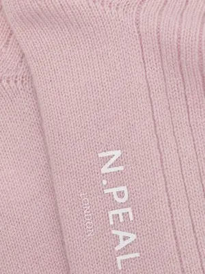 N.peal Ribbed Cashmere Ankle Socks