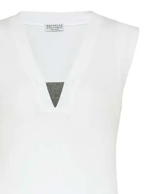 Brunello Cucinelli V-neck Tank Top