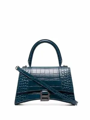Balenciaga Small Hourglass Tote Bag Blue
