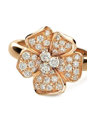 LEO PIZZO 18kt Rose Gold Flora Diamond Ring
