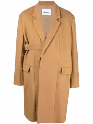 AMBUSH Virgin Wool-blend Belted Coat