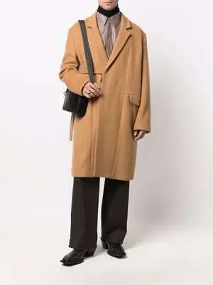 AMBUSH Virgin Wool-blend Belted Coat