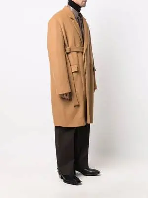 AMBUSH Virgin Wool-blend Belted Coat