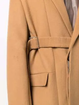 AMBUSH Virgin Wool-blend Belted Coat