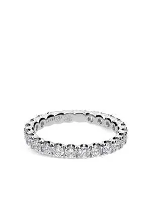 LEO PIZZO 18kt White Gold Diamond Anniversary Ring - Silver