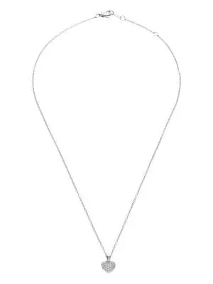 LEO PIZZO 18k White Gold Amore Diamond Necklace - Silver