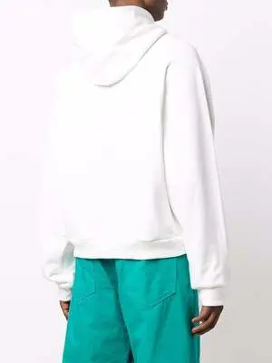 LIBERAL YOUTH MINISTRY Aztec Long-sleeved Hoodie - White