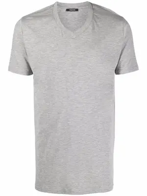 TOM FORD V-neck Cotton-blend T-shirt