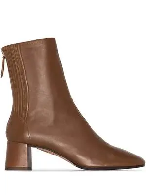 AQUAZZURA Saint Honore 50mm Ankle Boots