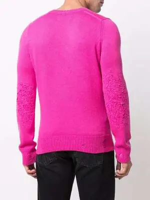 Amiri Distressed-effect Cashmere Jumper