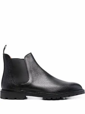 Crockett & Jones Leather Chelsea Boots - Black