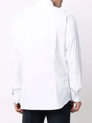 XACUS Curved-hem Buttoned-up Shirt