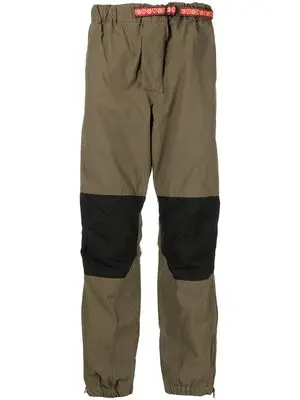 BILLIONAIRE BOYS CLUB Panelled Straight-leg Trousers - Green