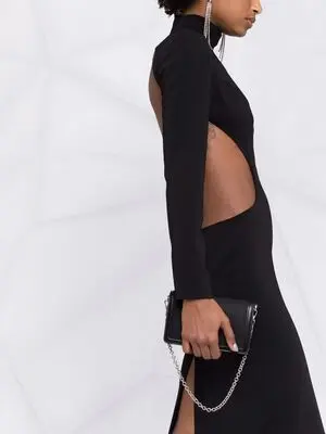 MONOT Open-back High-neck Gown