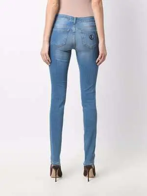 Philipp Plein High-rise Skinny Jeggings - Blue