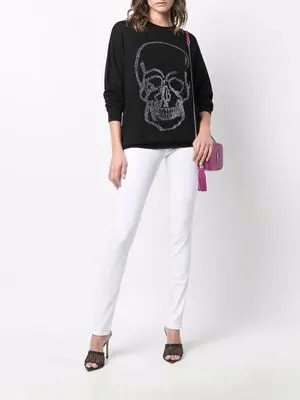 Philipp Plein High-rise Skinny Jeggings - White
