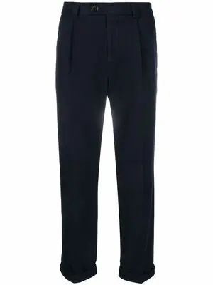 Brunello Cucinelli Straight-leg Cotton Trousers