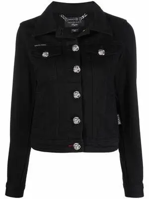Philipp Plein Classic Collar Jackets For Women