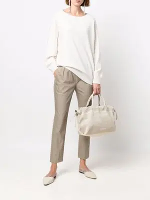 Brunello Cucinelli Cropped Straight-leg Trousers