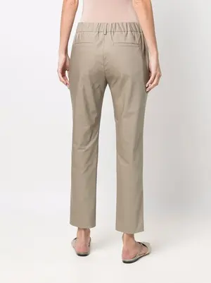 Brunello Cucinelli Cropped Straight-leg Trousers