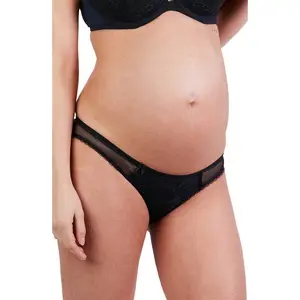 CACHE COEUR Louise Embroidered Maternity Briefs - Marine