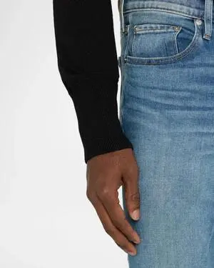 Paige Lennox Slim-fit Jeans - Mdblue