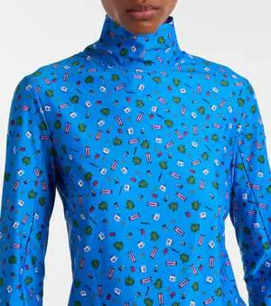 Moncler X Naj-oleari Printed Ski Top
