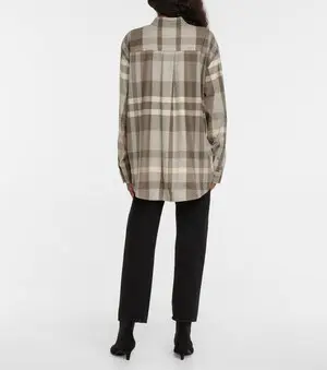 TOTEME Checked Flannel Shirt