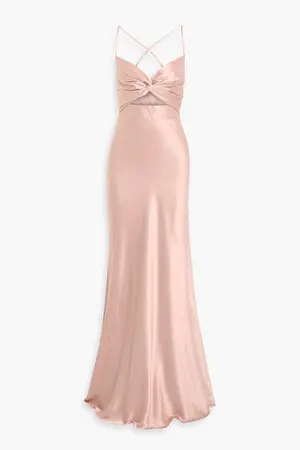 Michelle Mason Blush Evening Gowns