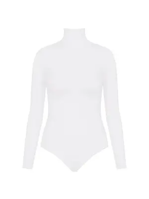 Spanx Long Sleeve Turtleneck Bodysuit - White